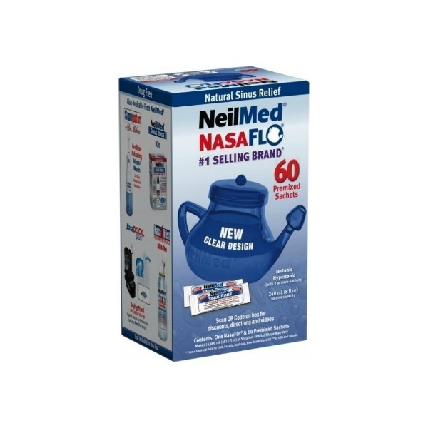 Neilmed Nasaflo Neti Pot X 60 Sachets