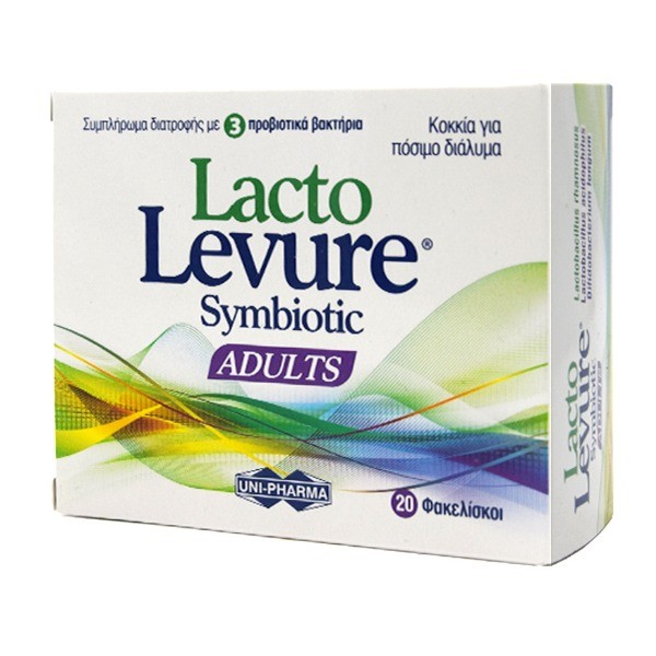 Uni-Pharma LactoLevure Symbiotic Adults 20 Sachets