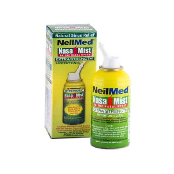 NeilMed NasaMist Saline Spray Hypertonic Extra Strength 125ml