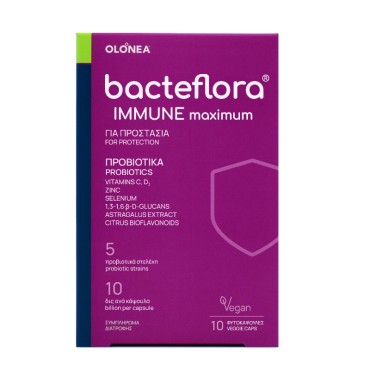 Olonea Bacteflora Immune Maximum x 10 Veggie Caps