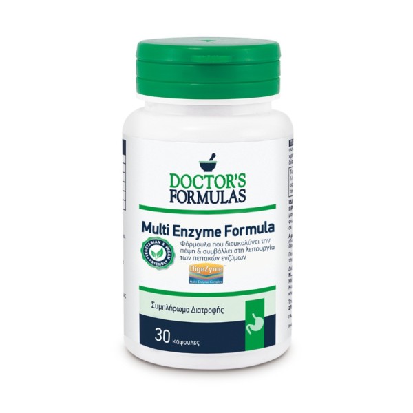Doctor's Formulas Multi Enzyme Formula 30 Caps